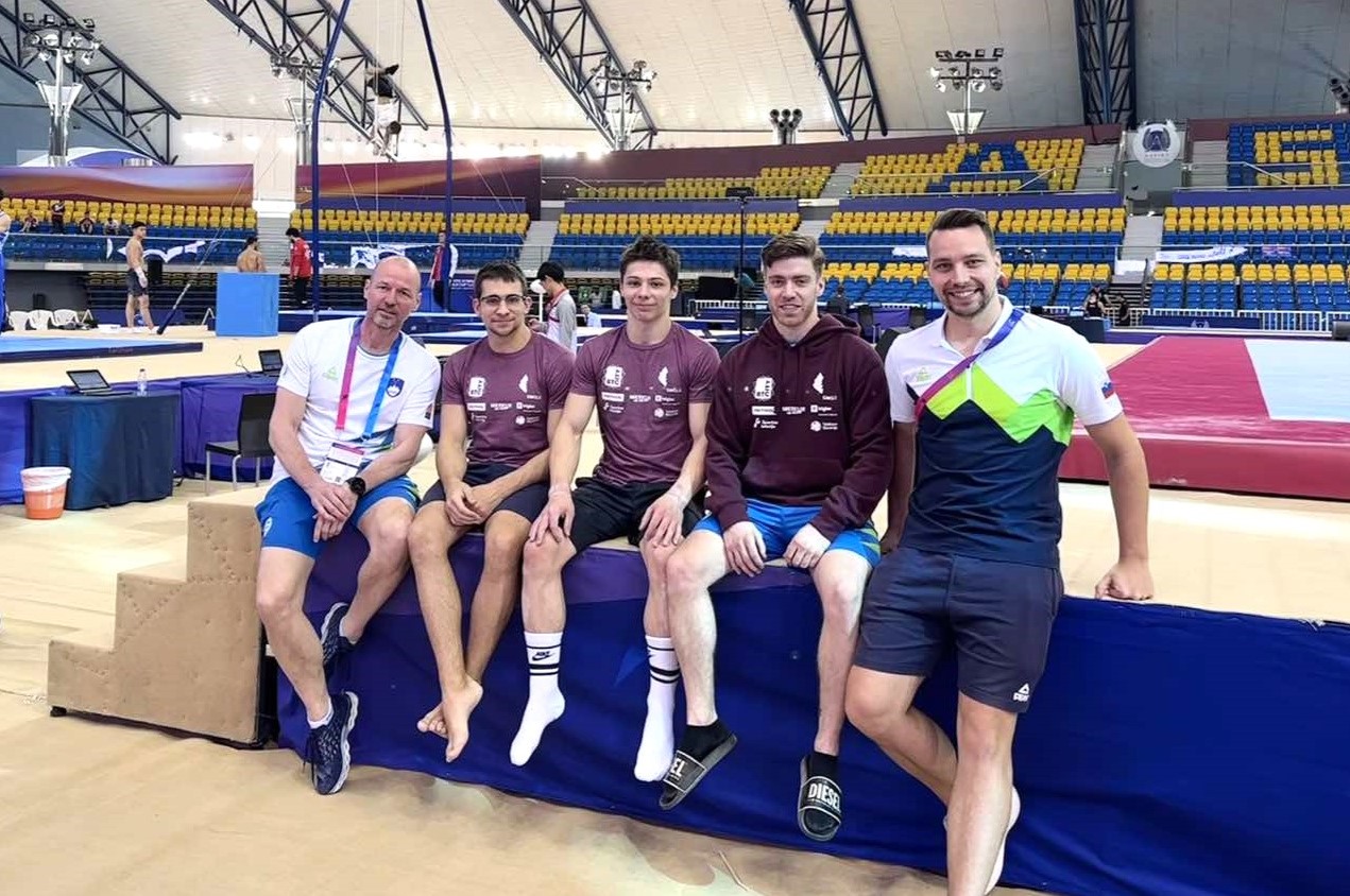 Zala Trtnik v Dohi 14. na parterju – Gimnastična zveza Slovenije